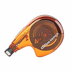 Office Depot® Brand Side-Application Correction Tape, 1 Line x 392", Pack Of 16 Cartridges