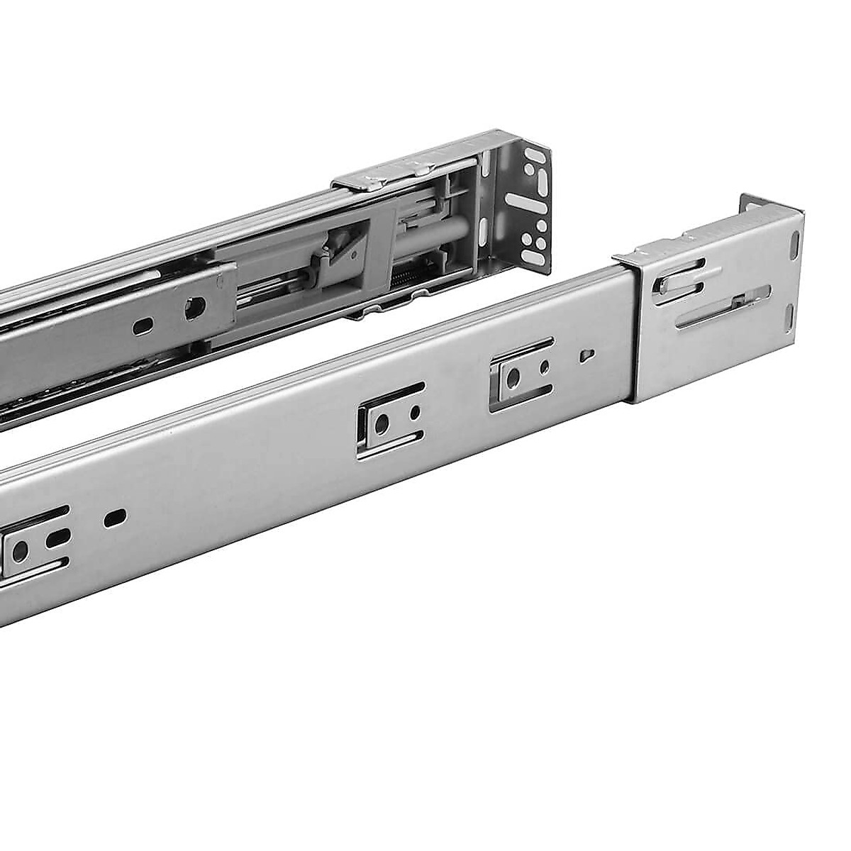 OCG 5 Pairs Rear Mounting Brackets for Drawer Slide, Ball Bearing Drawer Slide Rear Mounting Brackets for Face Frame Cabinets fit 1.77 inch(45mm) Width Drawer Slide