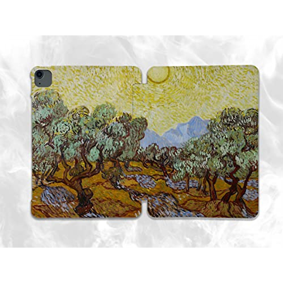 Van Gogh Olive Trees case Compatible with iPad Mini Air Pro 7.9 8.3 9.7 10.2 10.9 11 12.9 inch Pattern Cover New 2022 2021 Trifold Stand 3 4 5 6 7 8 9 Generation 93 (11" Pro 1/2/3 gen)