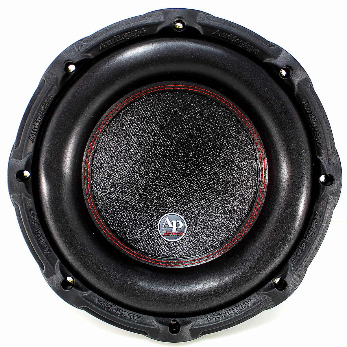 Audiopipe TXX-BDC2-10 10 Inch 1200 Watt High Performance Powerful 4 Ohm DVC Vehicle Car Audio Subwoofer Speaker System, Black