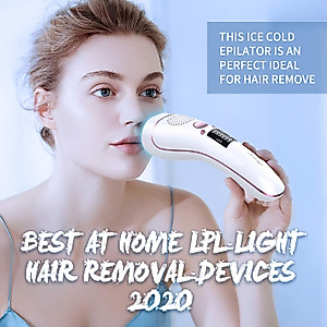 Ice Hair Removal at-Home for Women Permanent IPL Hair Removal Upgrade to 999,999 Flashes Professional Hair Remover Device Care with Icing Sense Painless Treatment Facial Body and Whole Body