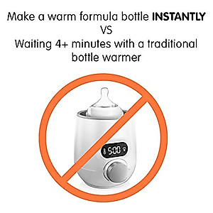 Baby Brezza Instant Warmer - Instantly Dispenses Warm Water at Perfect Baby Bottle Temperature - Replaces Traditional Baby Bottle Warmers