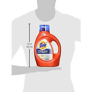 Tide hygienic clean heavy 10x duty liquid laundry detergent, original, 92 oz bottle