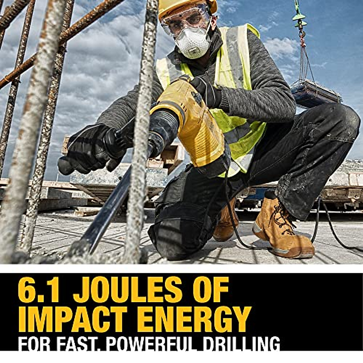 DEWALT Rotary Hammer/Drill Combination Kit, SDS MAX, 40mm (D25481K)