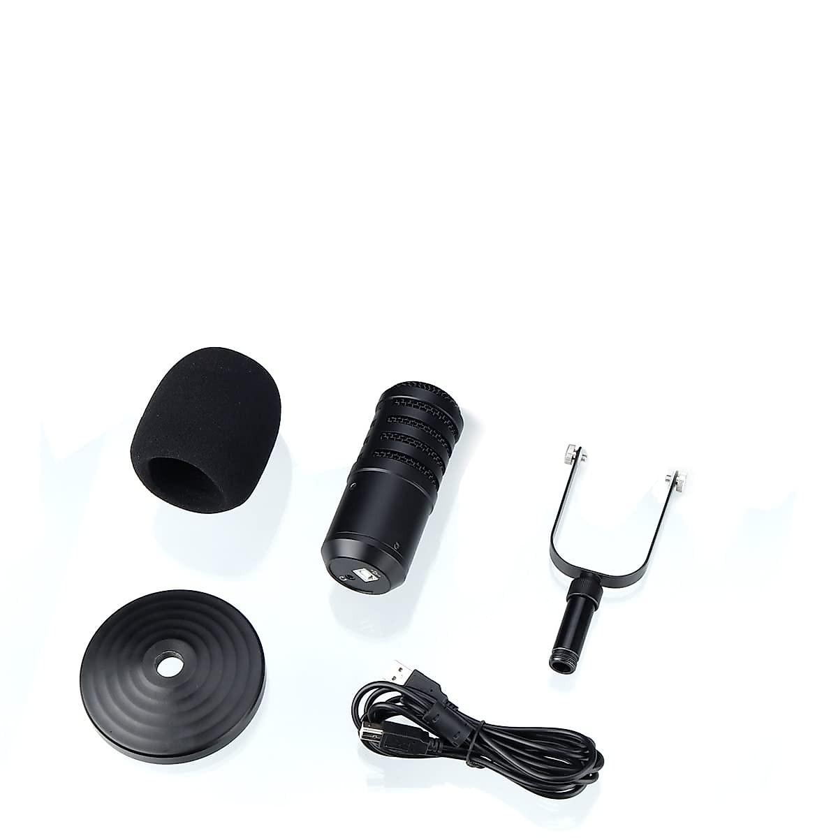 Recording Microphone, Professional USB Condenser Microphone, Desktop Computer Mic for Podcasting, Chatting, Voice Over, Gaming, Interview, Conference Call