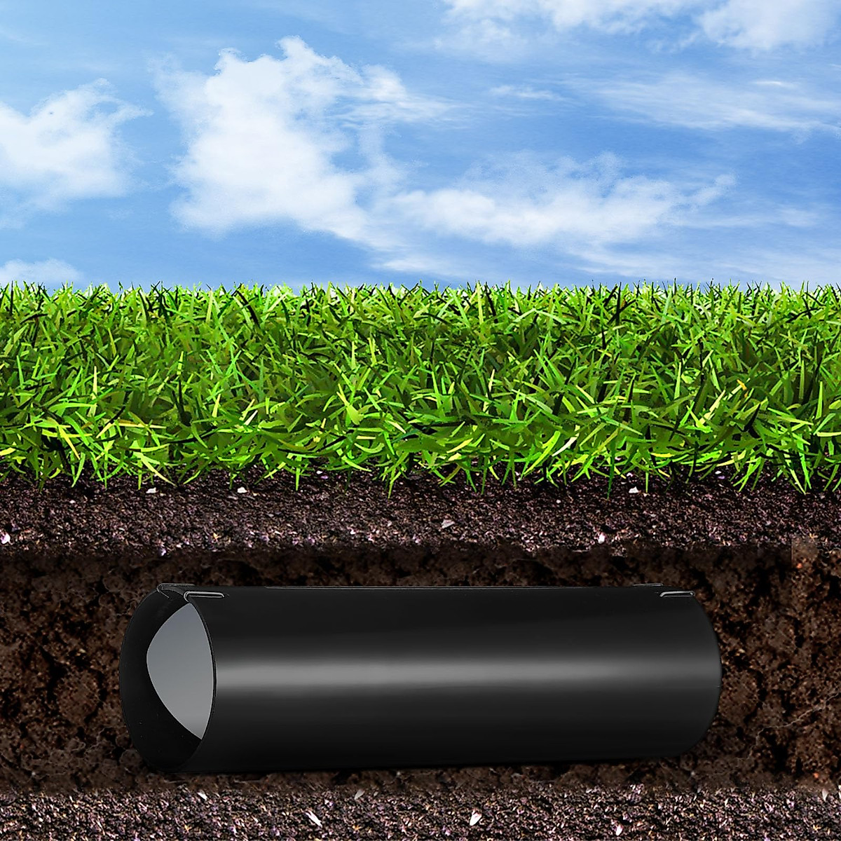 Qualirey 6 Pcs Mole Traps for Lawns Pocket Gopher Trap Catch and Release Live Mole Trap Tunnel Rodent and Gopher Trap Humane Mole Traps for Lawns, Easy to Use, Reusable for Eliminating Pests (Black)