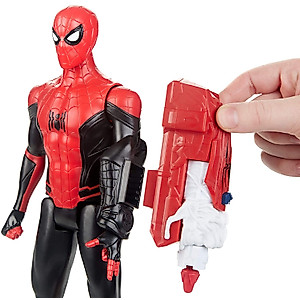 TheAvengers Titan Hero Series Spiderman 12 Inch Action Figure from Movie Far from Home, Multicolor