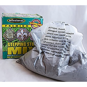 Midwest Products Milestones Premium Stepping Stone Cement Mix 8 Pound Box for Stepping Stone Kits - 903-16102