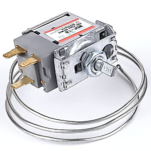 Mini Fridge Thermostat, 3 Pin Screw Mount Universal WDF-18 Refrigerator Thermostat 250V Compatible with 110V 4(6) A 50/60Hz Three Quality certifications Fridge Thermostat Controller