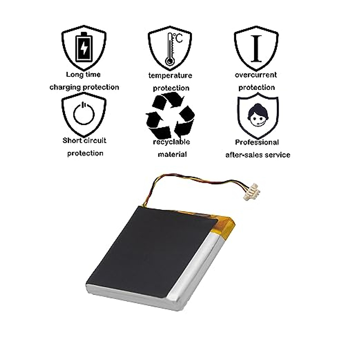 Upgraded Battery for Beats Studio 3.0 Studio 2.0 fits Part No Beats AEC643333,PA-BT05 Beats by Dr Dre 3.7V Li-Polyme 560mAh/2.07Wh Wireless Headset Battery