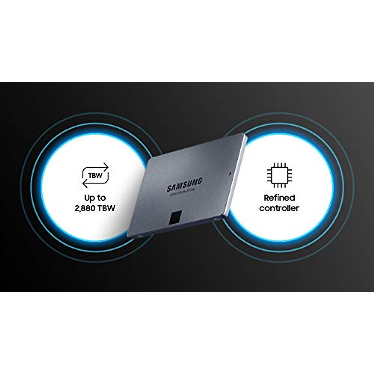 SAMSUNG 870 QVO SATA III SSD 4TB 2.5" Internal Solid State Drive, Upgrade Desktop PC or Laptop Memory and Storage for IT Pros, Creators, Everyday Users, MZ-77Q4T0B