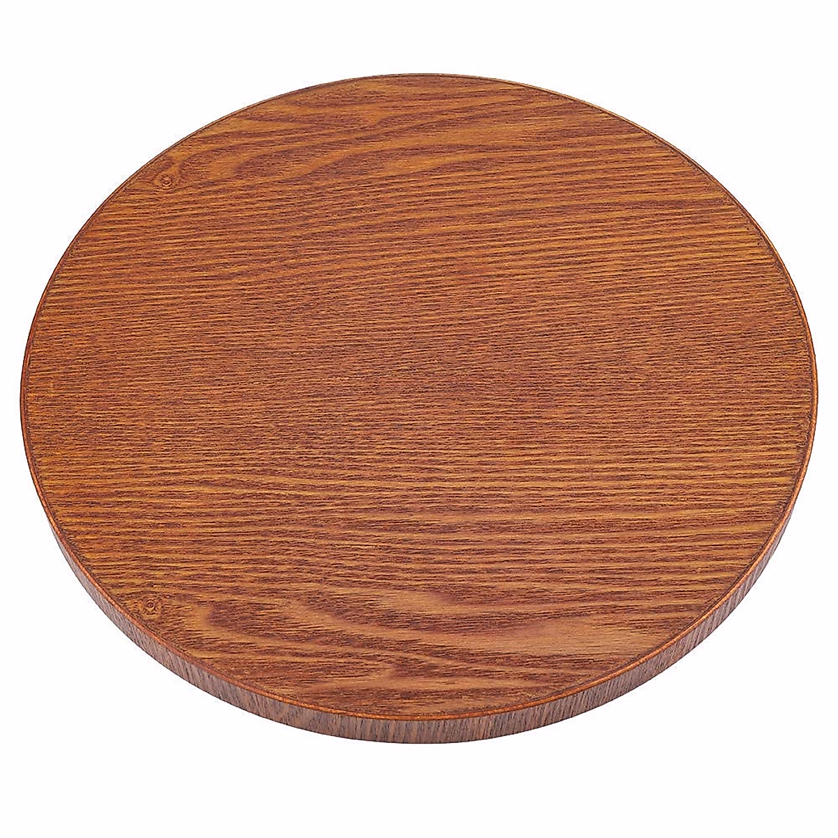 Round Serving Tray, Natural Wood Food Tray for Breakfast, Tea, Coffee Table and Dining Table