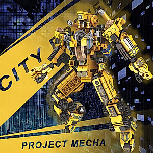 LUKAT Robot STEM Building Toys for 6 Year Old Boys, 573 pcs Construction Toy Engineering Building Bricks Construction Vehicles Kit Best Gift for Kids Age 6 7 8 9 10 11 Year Old 1