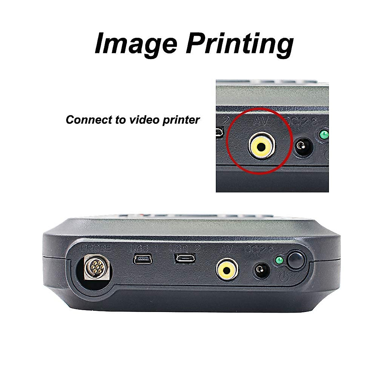 Fencia Veterinary Ultra-Sound Scanner kit Vet Ultra Sound Machine for Dog Pregnancy, Rechargeable Smart B-Ultrasound Handscan with 3.5MHz Mechanical Sector Probe for Animals Pets【US】