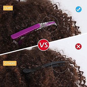 Hair Brush, BESTOOL Detangling Hair Brush for Curly Hair No-pain Hairbrush Set Includes 1 Detangler Brush,1 Spray Bottle and 2 Hair Clips Best for Natural Curls 3/4abc Hair type (Purple)