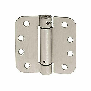 JTSQ Self Closing Door Hinges, 2 Pack, 4x4 Inch Interior Spring Hinges Door-Hinges Door Hinges Door Hinges Kitchen Cabinet Hinges Hinges for Kitchen cabinets Door Hinge Door Hardware Cabinet h