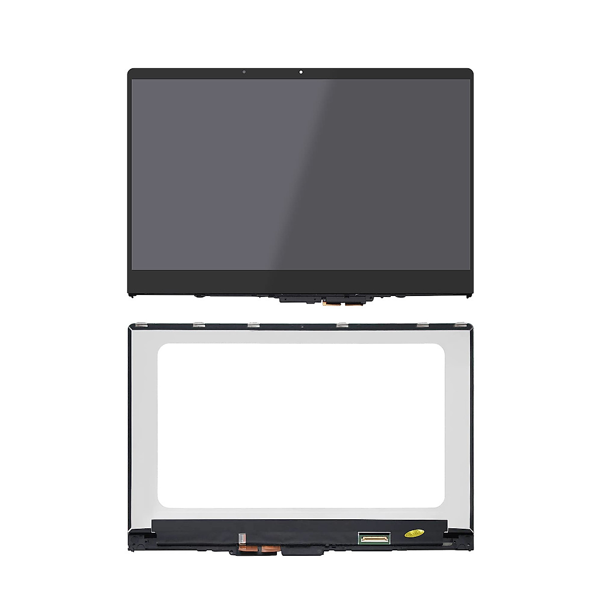 LCDOLED Replacement for Lenovo Yoga 710-15ISK 710-15IKB 80V5 80U0 15.6 inches FullHD 1080P IPS LCD Panel Touch Screen Digitizer Assembly with Bezel (ONLY for 30 Pins Connector)