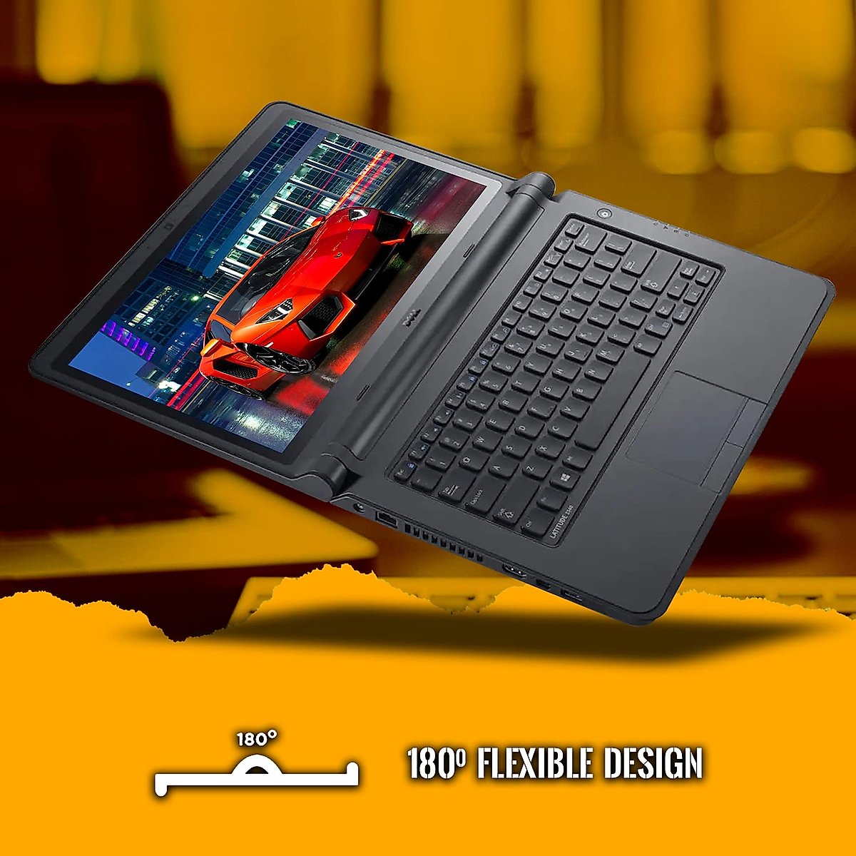 13.3 Inch Laptop HD Screen, Intel Core i3 5th Gen Processor, 8GB DDR3 RAM, 120GB SSD, Inbuilt Webcam, HDMI, Wi-Fi, Bluetooth, Windows 10 Pro (Renewed)