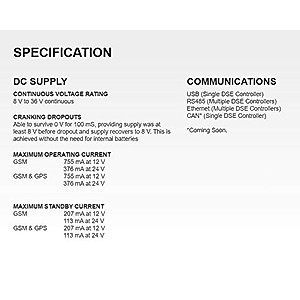 Thunder Parts DSE890 MKII Original - Made in UK | DSEWebNet Gateway | Remote Monitoring with 2G - 4G GSM/Ethernet | Includes GPS functionality | DSE0890-04