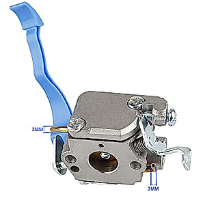 HPENP C1Q-W37 Carburetor 545112101 Air Filter Adjustment Tool Kit for 125B 125BX 125BVX Handheld Leaf Blower