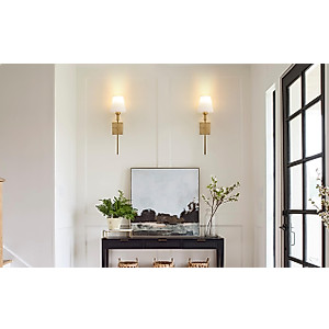 Wall Sconces Battery Operated Set of 2,Gold Rechargeable Wireless Wall Lights Fixture,Indoor Battery Wall Sconce with Remote Dimmable 10 Colors Modes,for Bedroom,Apartment,Farmhouse (Gold)