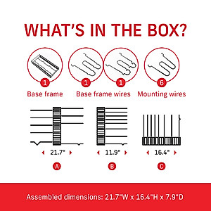 MAGIC HOME USA Pots and Pans Organizer – Kitchen Cabinet Organization and Storage – Pot Rack Organizers – 3 DIY Methods – Adjustable Pot Lid Holder for Kitchen Counter Pantry – Pot and Pan Organizer