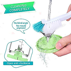 Portable Blender, PopBabies Personal Blender, Smoothie Blender. Rechargeable USB Blender Corolina Blue & Princess Pink & Apple Green