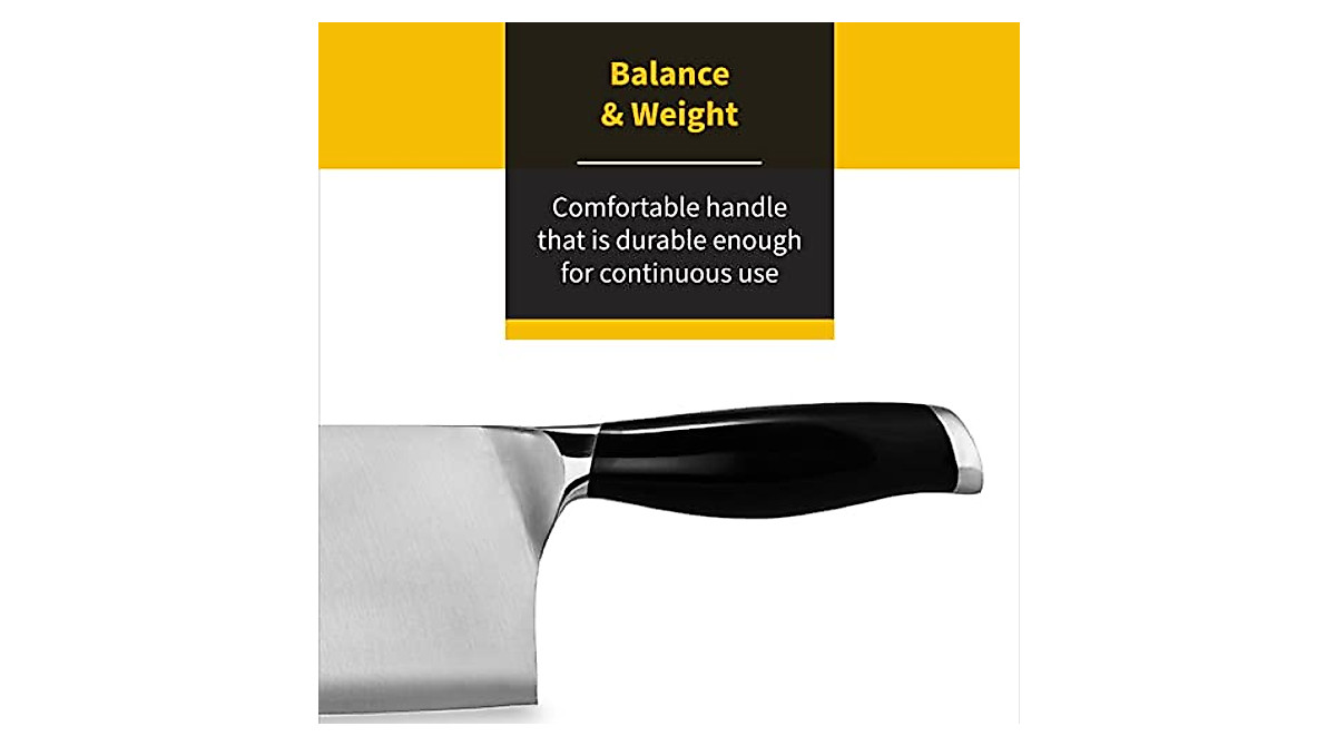 Ken Hom 7-Inch Stainless Steel Cleaver - Perfect for Meats