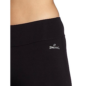 Spalding Women's Cotton Ankle Leggings Black