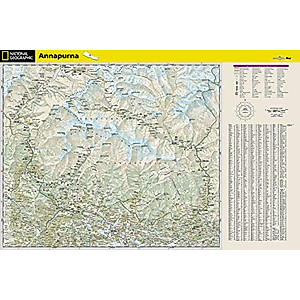 Annapurna Map [Nepal] (National Geographic Adventure Map, 3003)