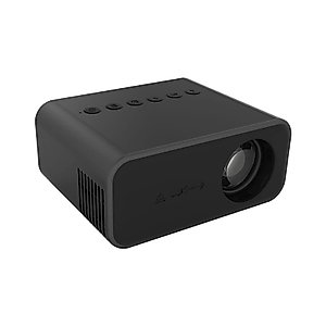 The New YT500 Mini Projector 24ANS high Score, Slim fuselage Home Projector Micro Children's Family Portable LED Mobile Projector (Color : Australian regulations, Size : Black)