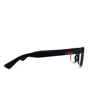 Gucci GG0012O Eyeglasses 54-18-145 Shiny Black 001 GG 0012O, Large