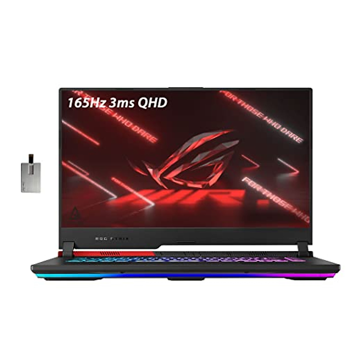 ASUS 2022 ROG Strix G15 Advantage Edition 15.6" QHD 165Hz Gaming Laptop, AMD Ryzen 9 5980HX, 64GB RAM, 4TB PCIe SSD, RGB Backlit Keyboard, Radeon RX 6800M, Windows 11 Pro , Black, 32GB USB Card