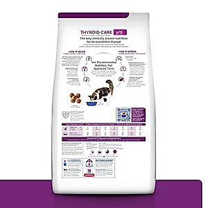 Hill's Prescription Diet y/d Thyroid Care Dry Cat Food, Veterinary Diet, 8.5 lb. Bag