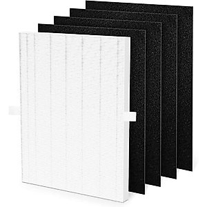 Anycore 115115 Size 21 Replacement Filter A Compatible with Winix C535, PlasmaWave 5300, 5300-2, 6300, 6300-2, P300, 9000, 5000, 5000B, H13 True HEPA Filter