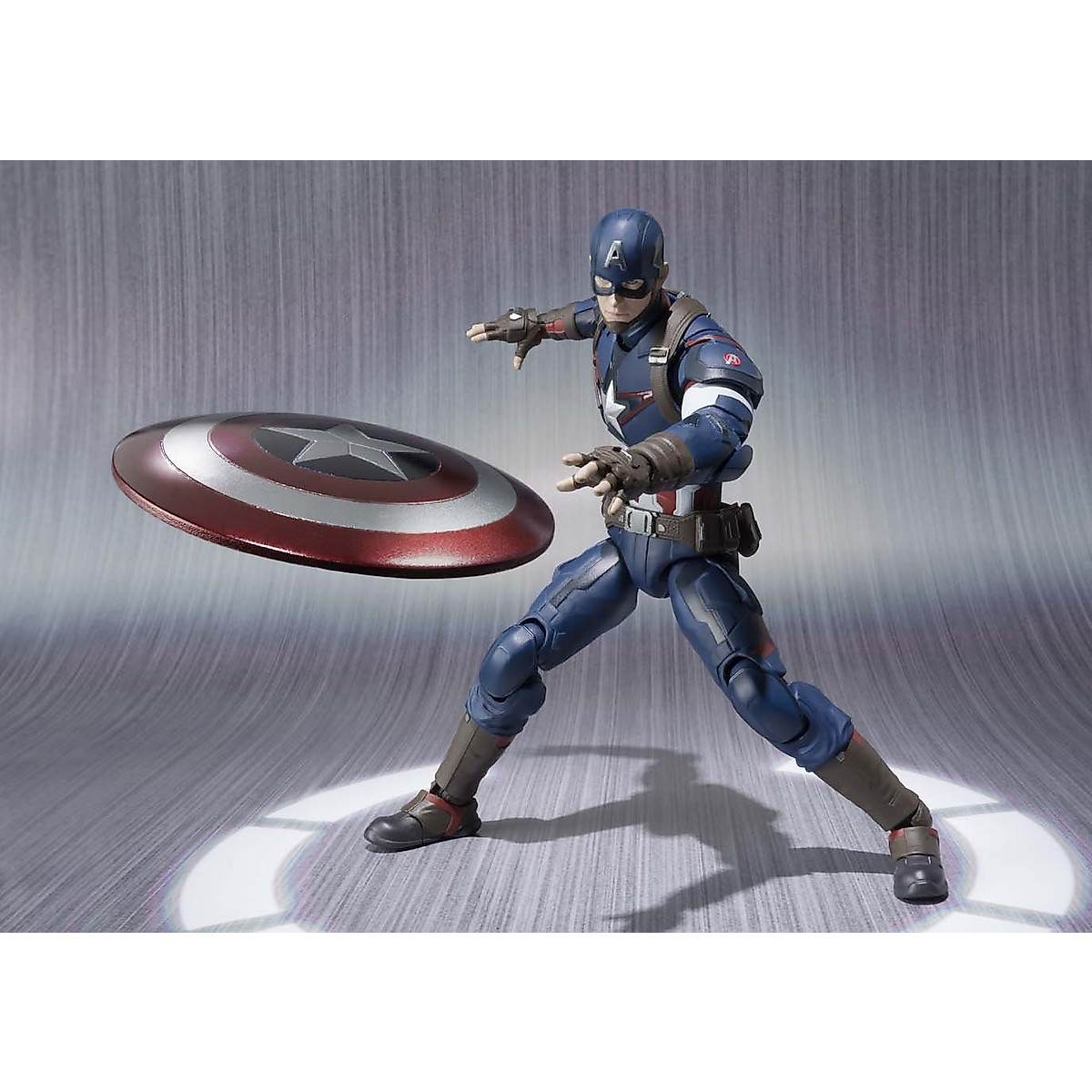 Bandaï SH Figuarts Avengers Captain America About 155mm ABS u0026 PVC Painted Action Figure