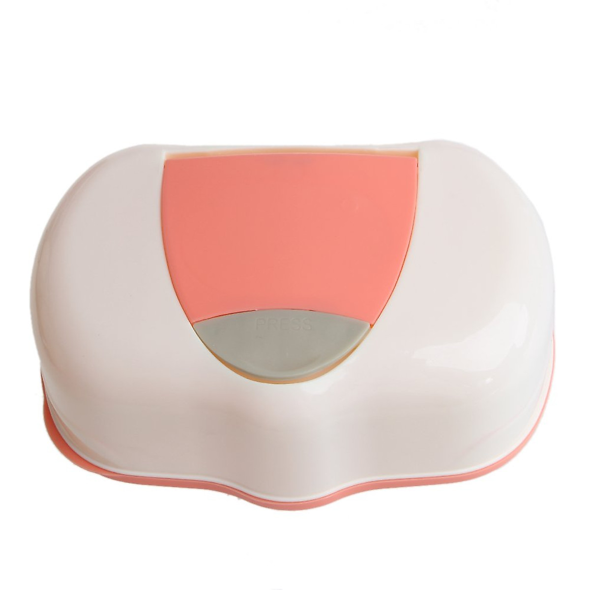 ZHIZHOU Storage Box 1 Piece Plastic Wet Wipes Storage Case Box Refillable Container 80 Sheets Yellow