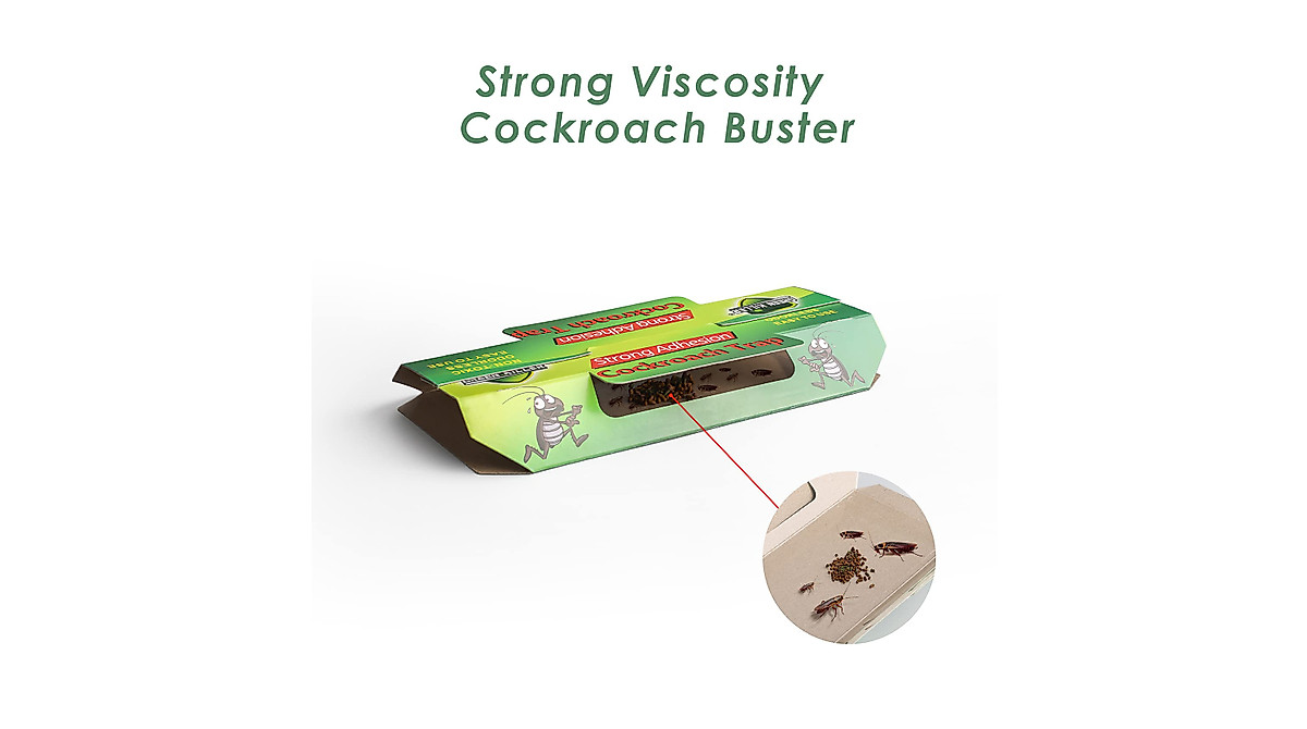 (20 Pack) Roach Traps Indoor,Roach Killer Indoor Infestation, Cockroach ...