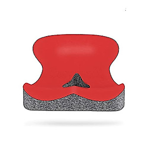 Leonnn Shape Memory Foam Orthopedic Cushion Comfort Ergonomic Design Back Coccyx Pillow Compatible WithCar Seat Office Chair (Color : Yellow)