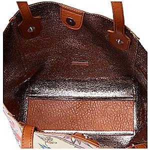 Desigual Women's PU Shopping Bag, Red, U