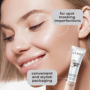 LAMEL Smartskin Brightening Concealer - Infused with Hyaluronic Acid - Age Rewind, Moisturizing, Vegan Formula - Brightening & Protection, 401-0,5 fl.oz