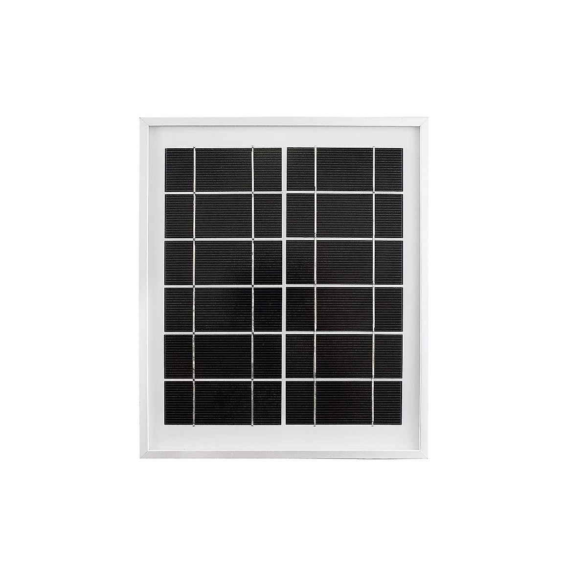 waveshare Solar Panel (6V 5W) with High Performance156 Monocrystalline Cell Toughened Glass Anodic Oxidation Aluminum Alloy for Use with Solar Power Manager