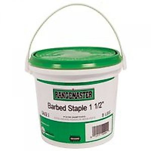 Staple Barb Galv 9ga 1-1/4 8lb