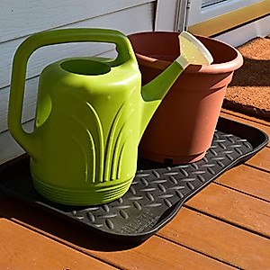 JobSite Heavy Duty Boot Tray, Multi-Purpose for Shoes, Pets, Garden - Mudroom, Entryway, Garage - Indoor or Outdoor - 15 x 28 Inch - 1 Pack