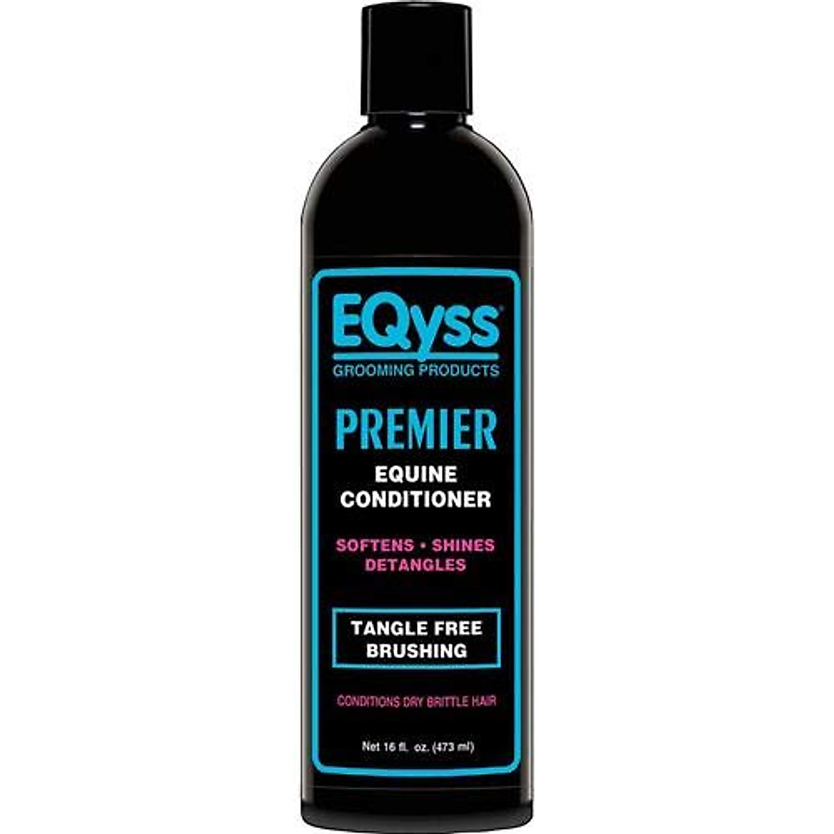 EQyss Premier Equine Conditioner - Moisturize Skin, Detangle Horse's Mane, Tail, & Coat, Add Shine, Tangle-Free Brushing, Minimize Flyaways (16 oz)