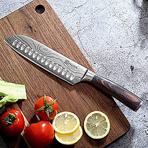PAUDIN Chef's Knife, Santoku Knife and Utility Knife