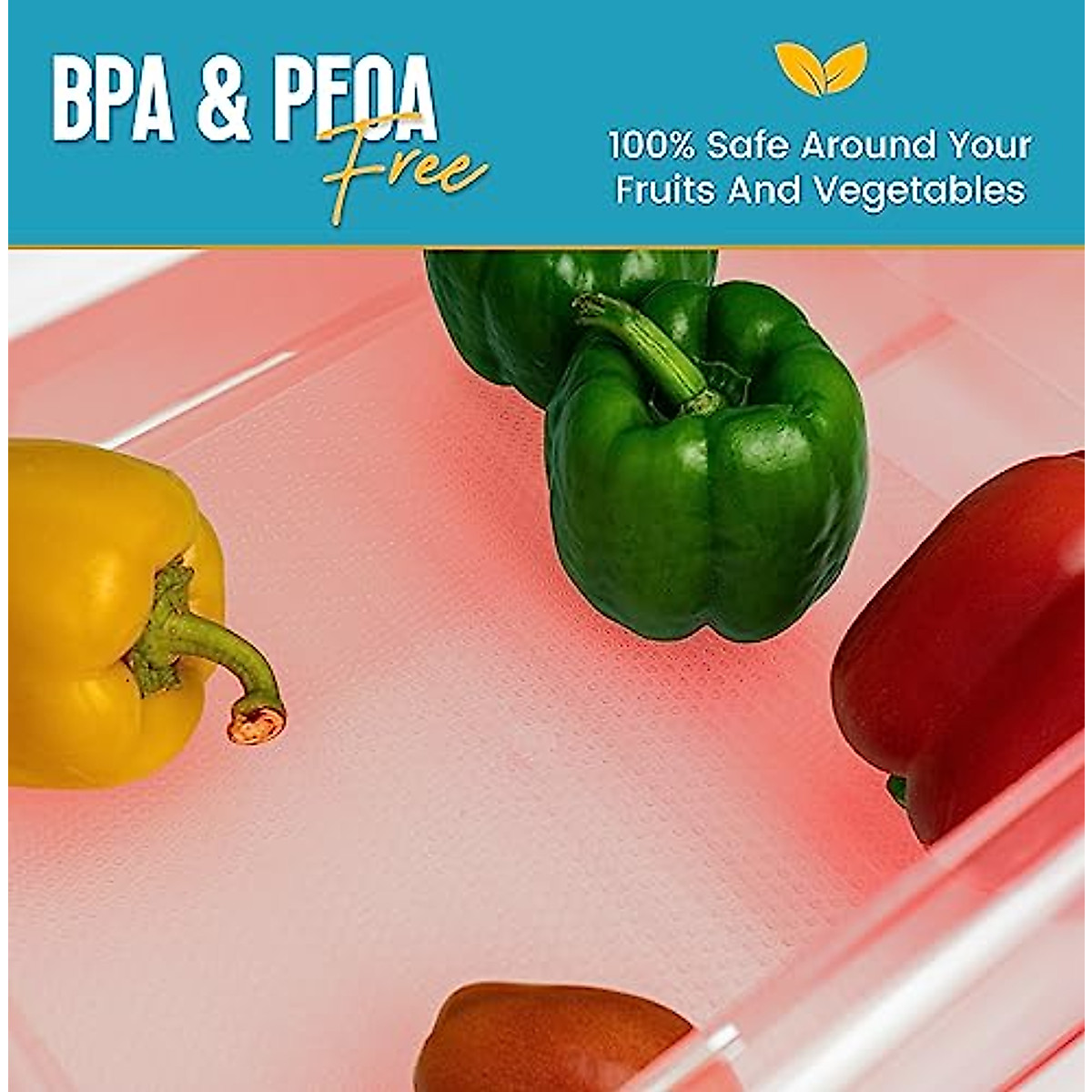 3 Pack Oven Liners and 8 Pack Refrigerator Liners Sheet Bundle - Say Goodbye to Messy Spills and Stains BPA & PFOA Free Kitchen Accessories