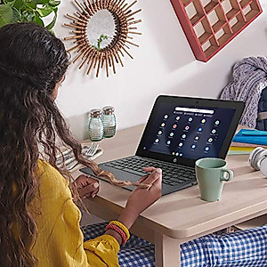 HP 2022 Chromebook 11.6 Inch Laptop, Intel Celeron N3350 up to 2.4 GHz, 4GB RAM, 32GB eMMC, WiFi, Webcam, USB Type C, Chrome OS + YSC Accessory (Zoom or Google Classroom Compatible)