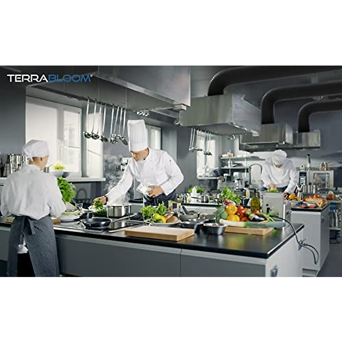 TerraBloom Flexible 6 Inch Ducting - Black 25 Feet Flex Aluminum Duct with 2 Clamps – 4 Layer HVAC Ventilation Air Hose - Great for Grow Tents, Dryer Rooms, House Vent Register Lines