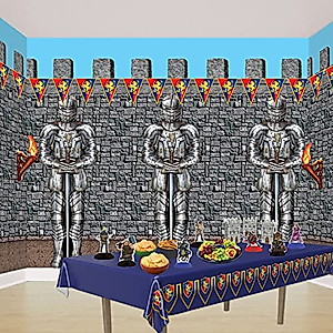 Beistle Jointed Suit of Armor 2 Piece, 6', Silver